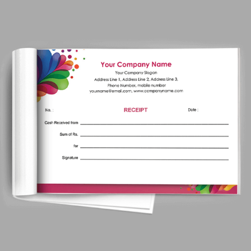 Paint Shop Receipt Design