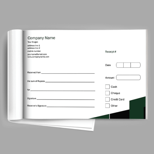 Construction Receipt Book