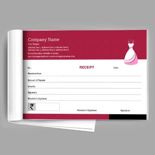 Garment Receipt Book