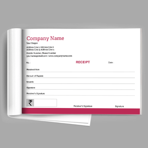 Fashion Receipt Book