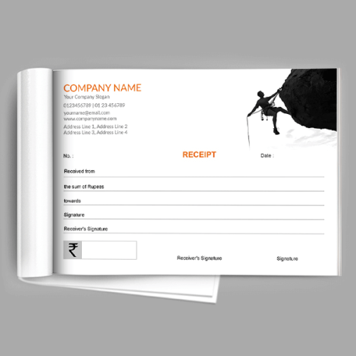 Bicycle Shop Receipt Book