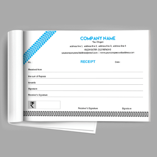 Tyre Dealers Receipt Book