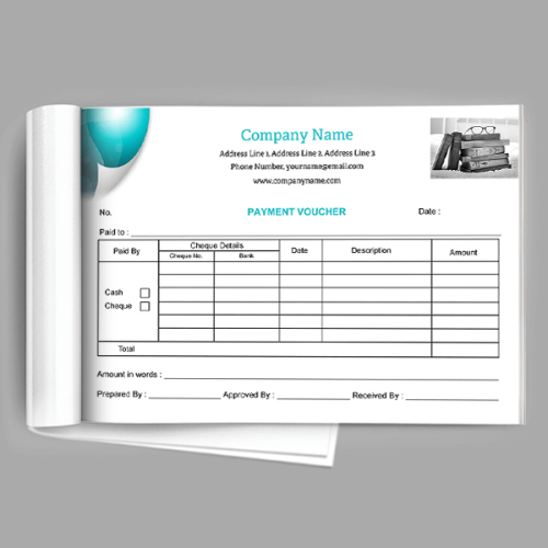 Book Shop Voucher Design