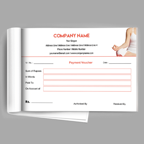 Yoga Trainer Voucher Design