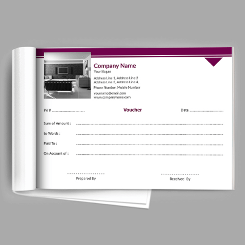 Simple Voucher Book