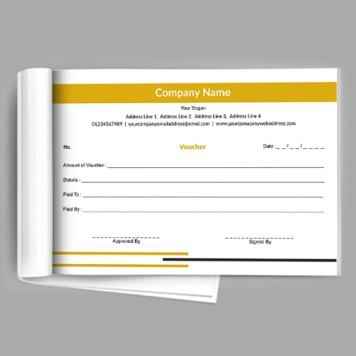 Library Voucher Book