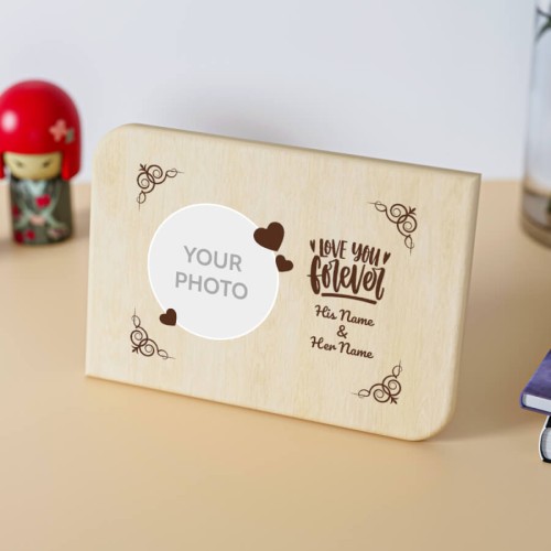 Buy Love You Forever Design Landscape Wooden Photo Stand